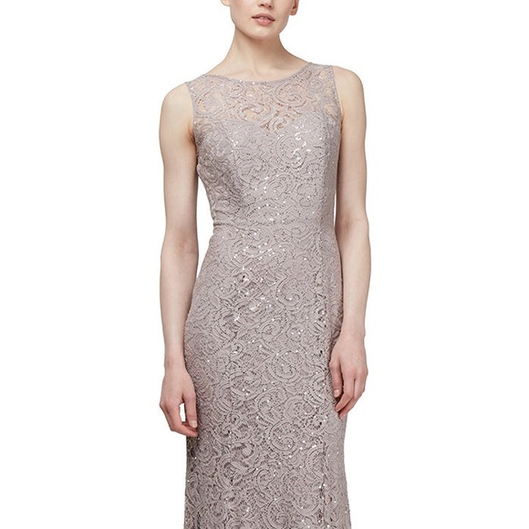 Ignite Evenings | Dresses | Ignite Evenings Formal Sequin Lace Dress ...